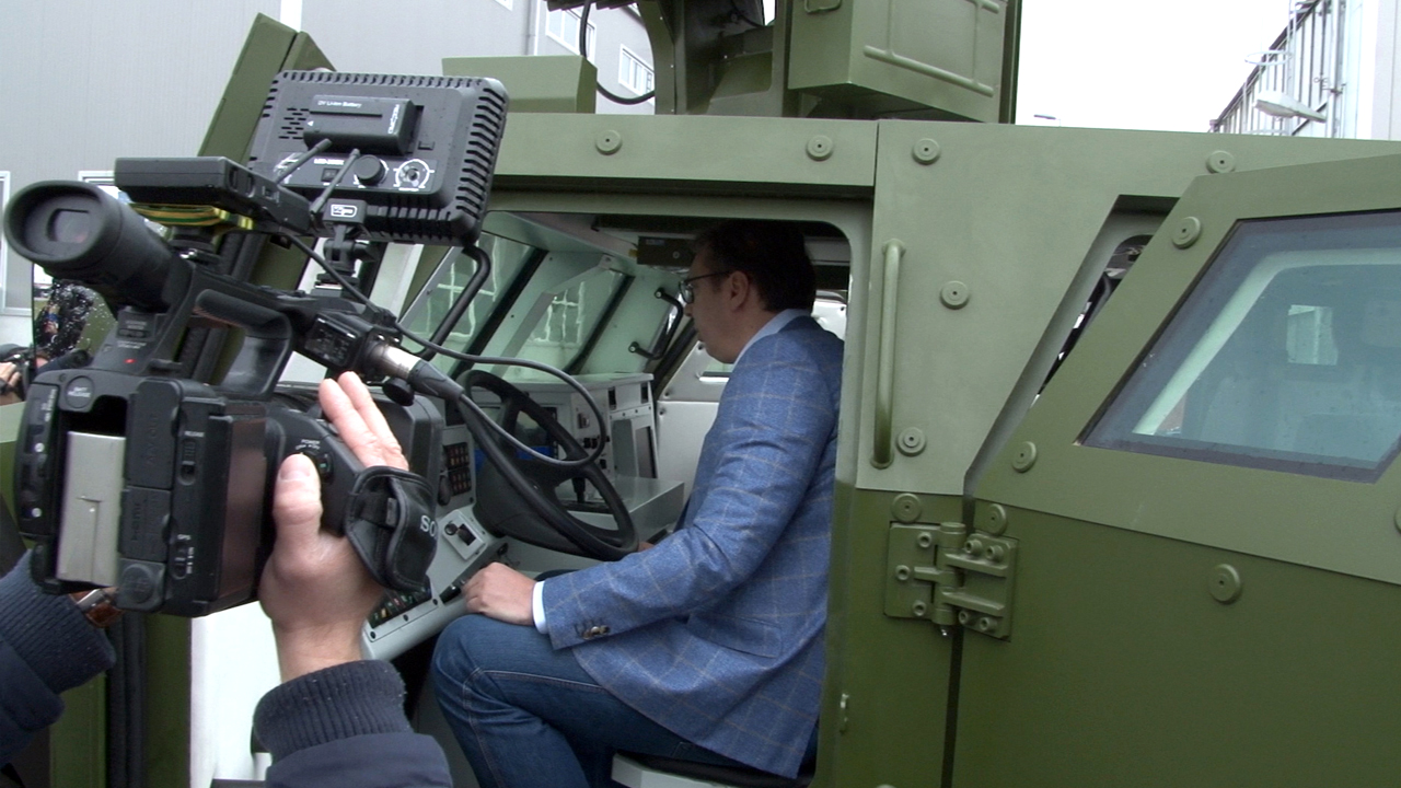 Presentation of Multi-Purpose Armored Combat Vehicle 4x4 ”MILOSH” in ...