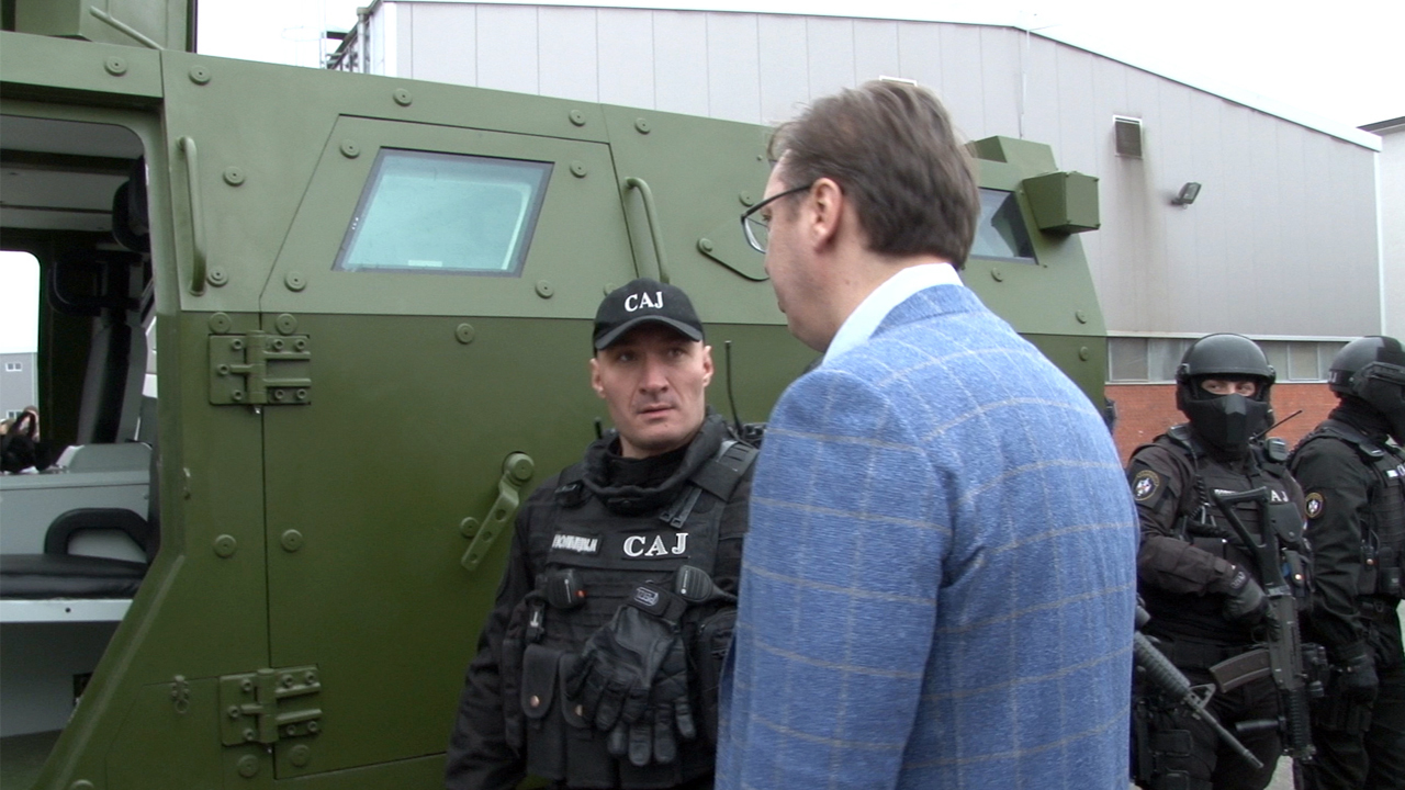 Presentation of Multi-Purpose Armored Combat Vehicle 4x4 ”MILOSH” in ...