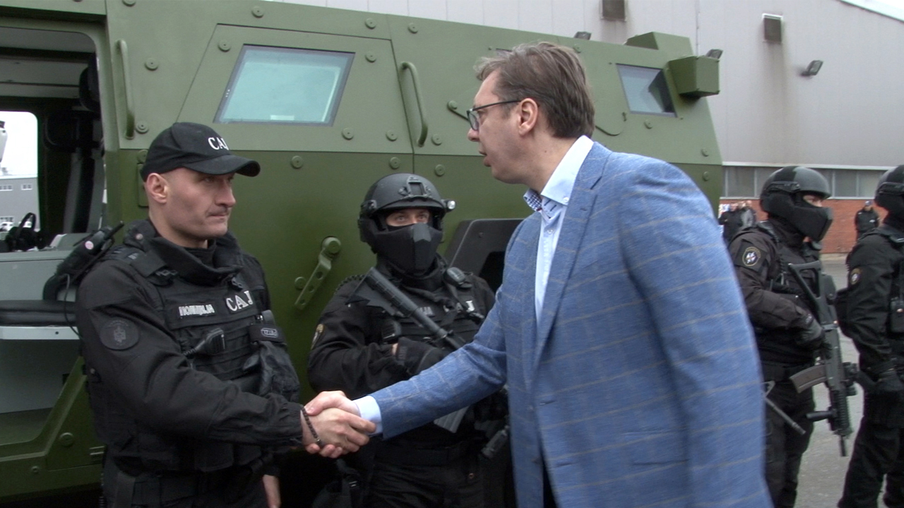 Presentation of Multi-Purpose Armored Combat Vehicle 4x4 ”MILOSH” in ...