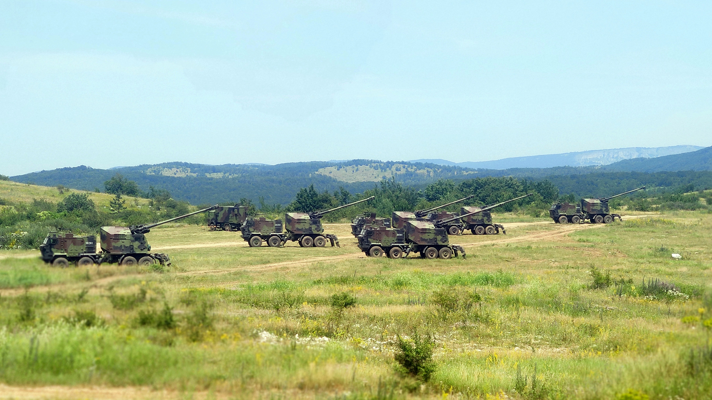 Live Firings From the Newly Introduced and Upgraded Serbian Armed ...