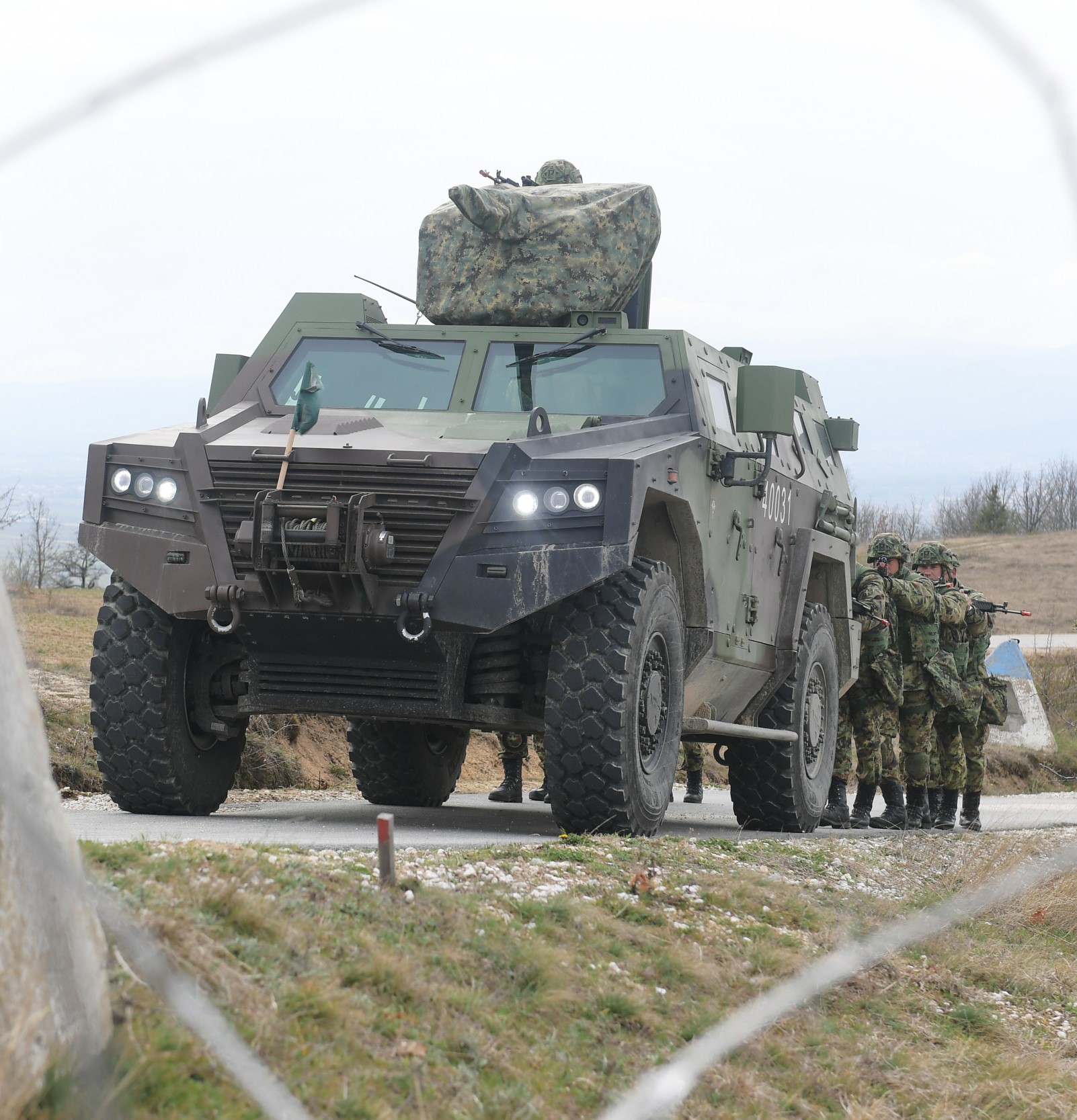 Combat Armored Vehicles “Milosh” Used During SAF Infantry Company ...