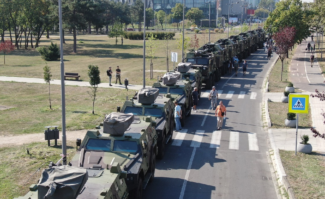 Defence Equipment Showcased at Usce Park to Mark the Serbian Unity ...