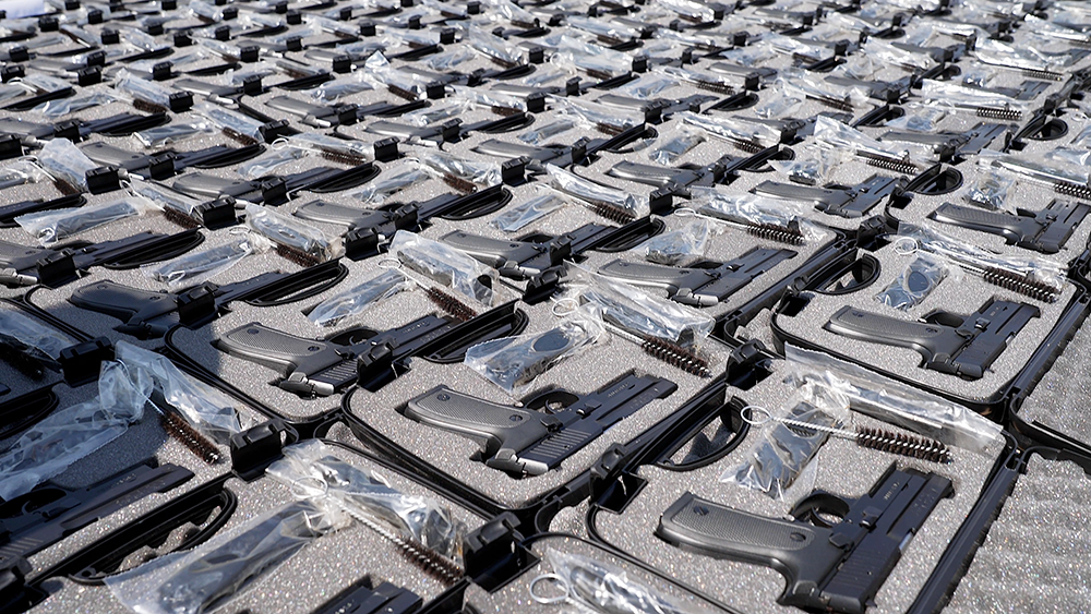 Armament display at the plateau of the Military Academy | Yugoimport