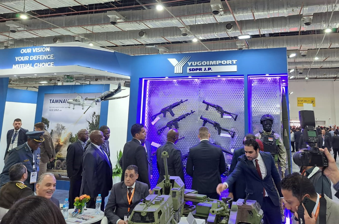 International Defence Exhibition „EDEX 2023“, Cairo, Egypt | Yugoimport