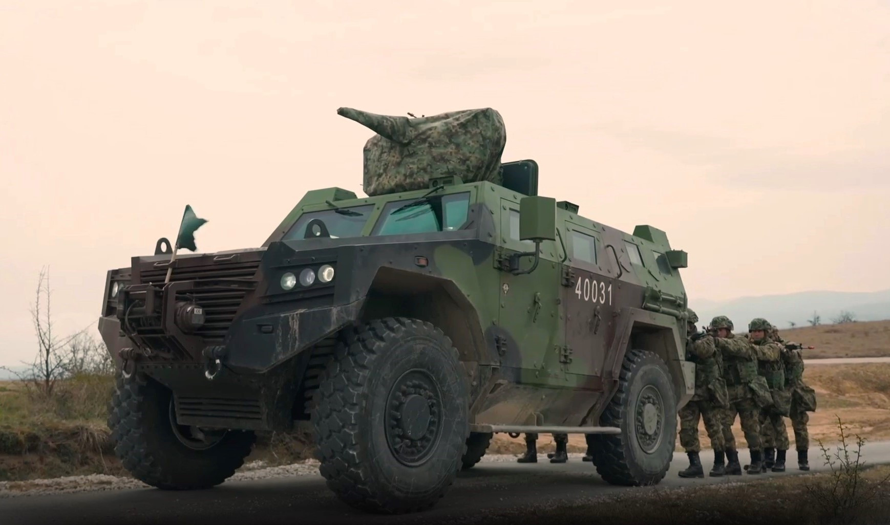 Combat Armored Vehicles “Milosh” Used During SAF Infantry Company ...